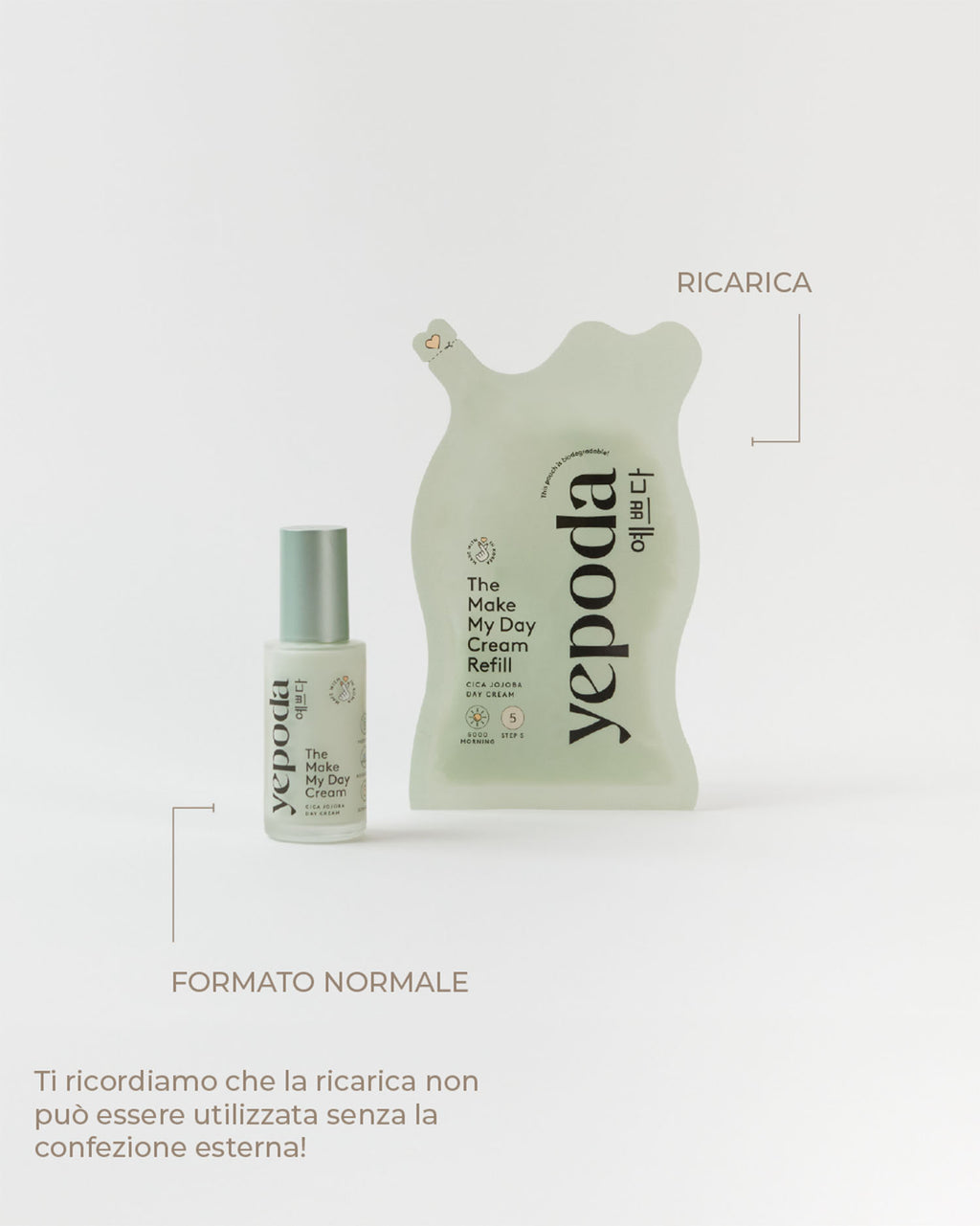 The Make My Day Cream Refill - Yepoda